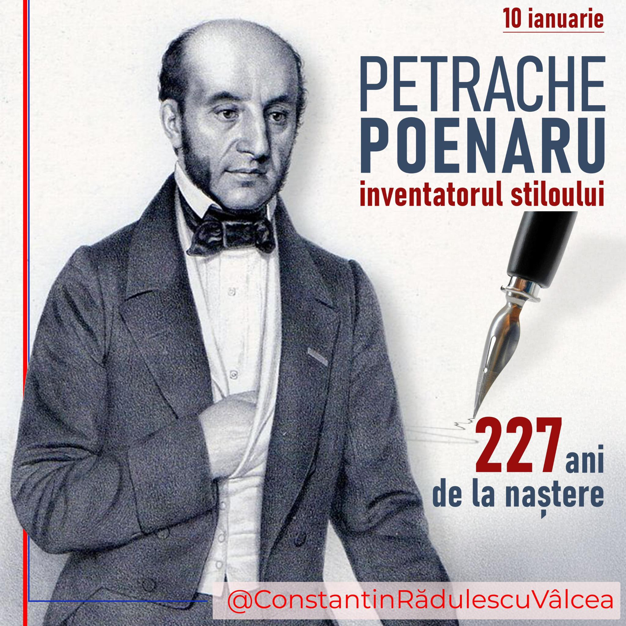 Petrache Poenaru, vâlceanul care a schimbat istoria scrisului